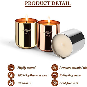 UCC Mothers Day Gifts Candles for Home Scented | Premium Aromatherapy Candles Gift Set for Women | Luxury Scented Candles | Natural Soy & Coconut Candles | Gift for Christmas Mother's Day Birthday