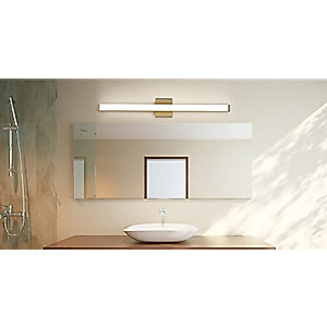 Maxim 52006PC Spec Collection 36 Inch Dimmable LED Bathroom Vanity Light I 3000K I Polished Chrome I Modern Contemporary Light Fixture I Perfect for Bathroom Vanities
