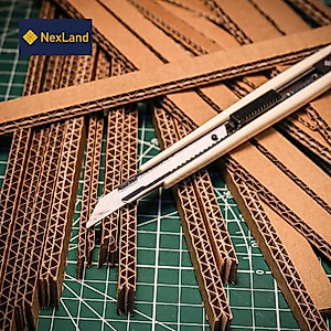 NexLand 2pack S1-P 9mm Utility Knife 60 Degree Tip with G3 Ultra-Sharp Ceramic Blade Snap Off Right Hand