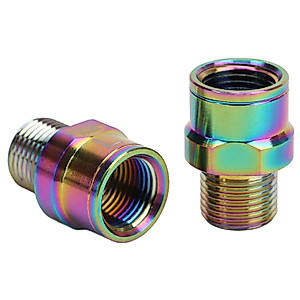 16mm Bike Pedal Extender, Alloy Cycling Pedals Adapters Bike Pedal Extension Shaft for Mountain Road Bike(Colorful)