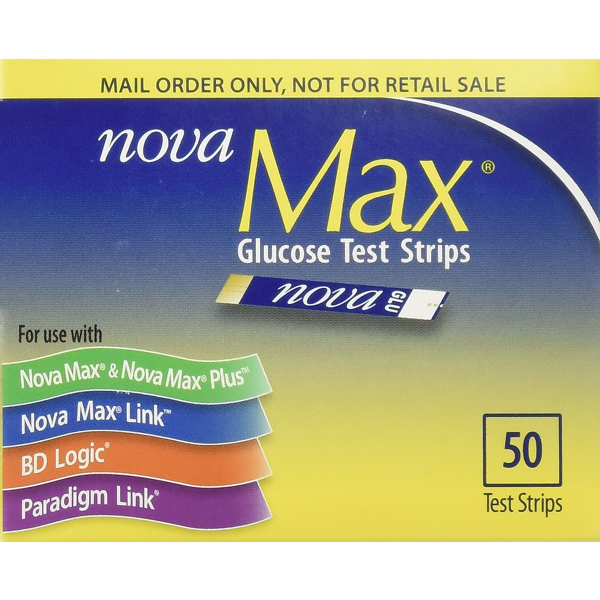 Nova Max Glucose Test Strips - 50 ct.