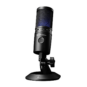 Audio-Technica AT2020USB-X Cardioid Condenser USB Microphone, Black