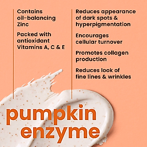 Urban Skin Rx® 2-in-1 Pumpkin Detox Mask | Pore Purifying Mask & Scrub, Self-Warming Formula Detoxifies & Exfoliates to Deep Clean & Rejuvenate Skin, Formulated with Kaolin and Jojoba Beads, 2.5 oz