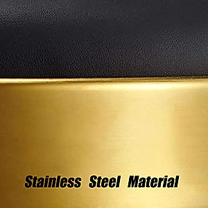 LWBLJX Rolling Bar Stool Beauty Salon Counter Makeup Medical Chair with Swivel Wheels, PU Leather Seat & Stainless Steel Frame, Adjustable 44-59 cm(Color:Blue)