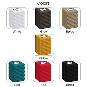 Cotton Clinic Premium Waffle Kitchen Towels 12 Pack – Soft Absorbent Quick Drying Table and Kitchen Linen - Dish Towels, Dish Cloths, Tea Towels and Cleaning Towels with Hanging Loop – 16x28 / Beige