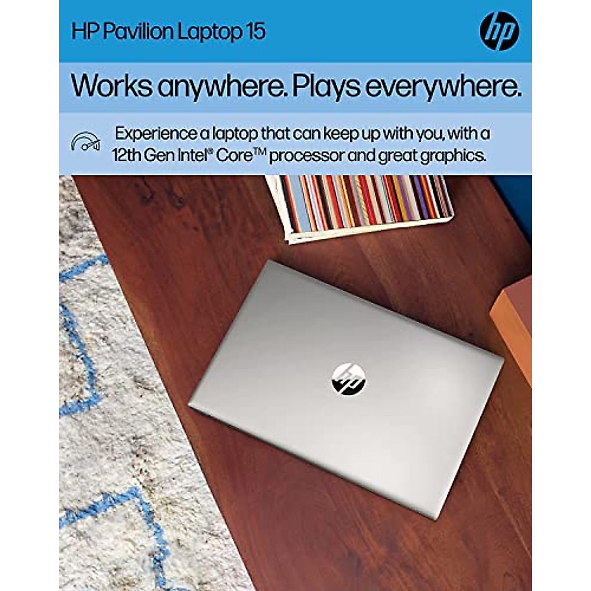 HP Pavilion 15.6" FHD Touchscreen Laptop, 12th Gen Intel Core i7-1255U (10-Core) Processor, GeForce MX550 Graphics, 32GB RAM, 1TB PCIe SSD, Wi-Fi 6, HDMI, Webcam, Backlit Keyboard, Windows 11 Pro