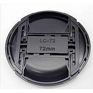 ULBTER 72mm Lens Cap Cover for AF-S 18-200mm f/3.5-5.6G VR II Lens for Nikon D90 D80 D40 D7000 D7100 D7200 D5100 D3100 Camera with Keeper Leash -2 Pack