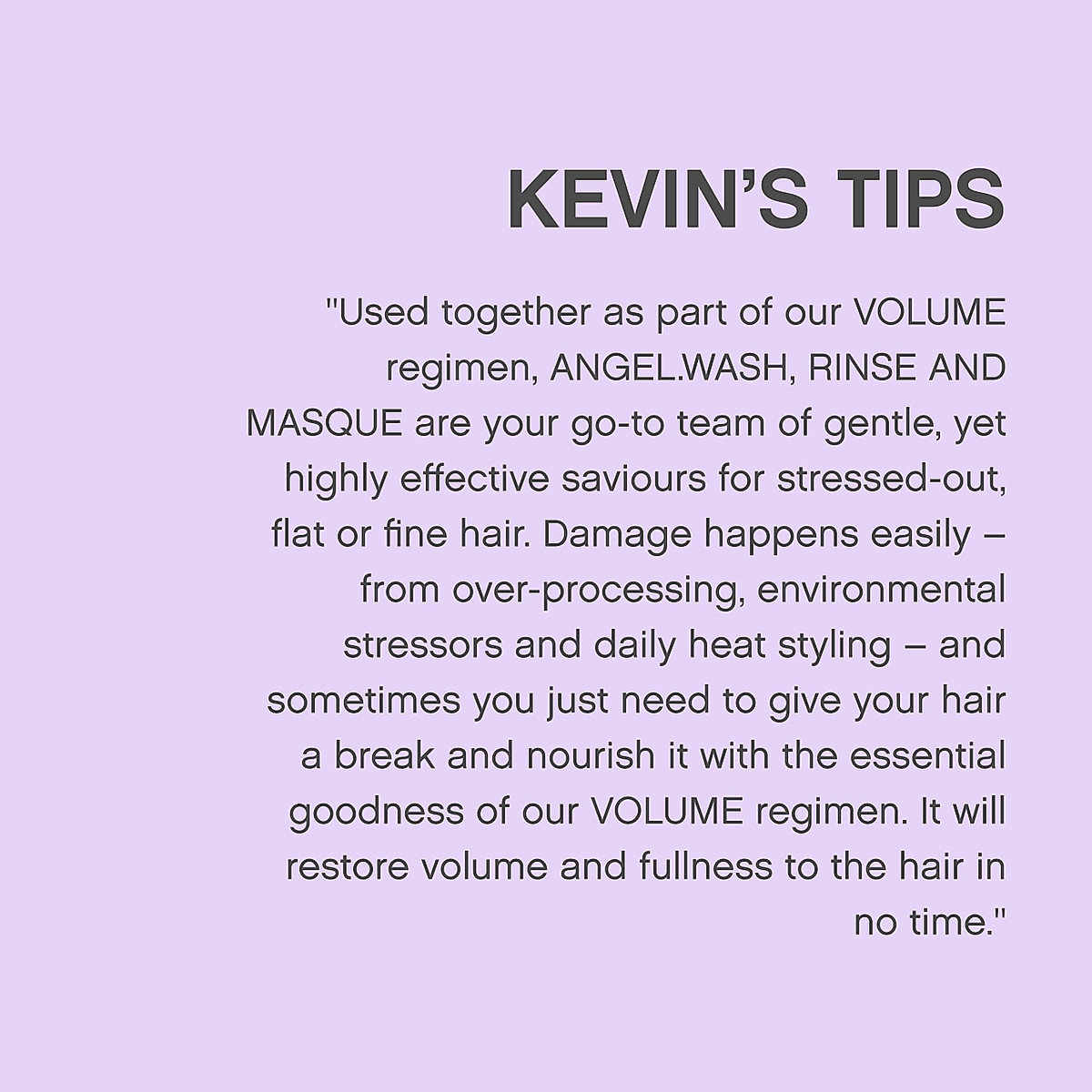 KEVIN.MURPHY BLONDE.ANGEL.WASH & BLONDE.ANGEL - Purple Shampoo for Blondes - Blonde Colour Conditioner - Colour Enhancement Hair Care - Colour Safe - Paraben/Sulphate Free - 250 mL / 8.4 fl oz, 2 Pack