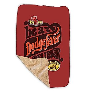 Dodge Fever Believer Sherpa Blanket - 50" x 60"