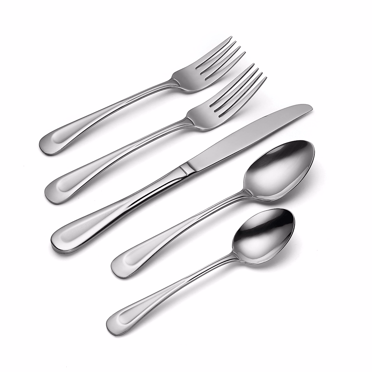 Oneida Satin Sand Dune Flatware, 45 Piece, Multi