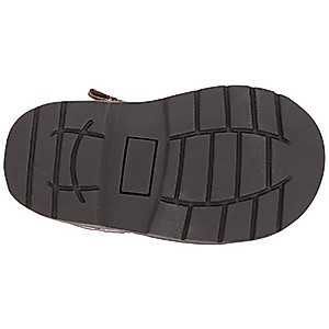 Baby Deer Round Toe Western Boot, Brown 5