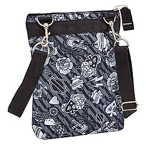 Harley-Davidson (Cross X-Body Slings Grey Tattoo, One Size