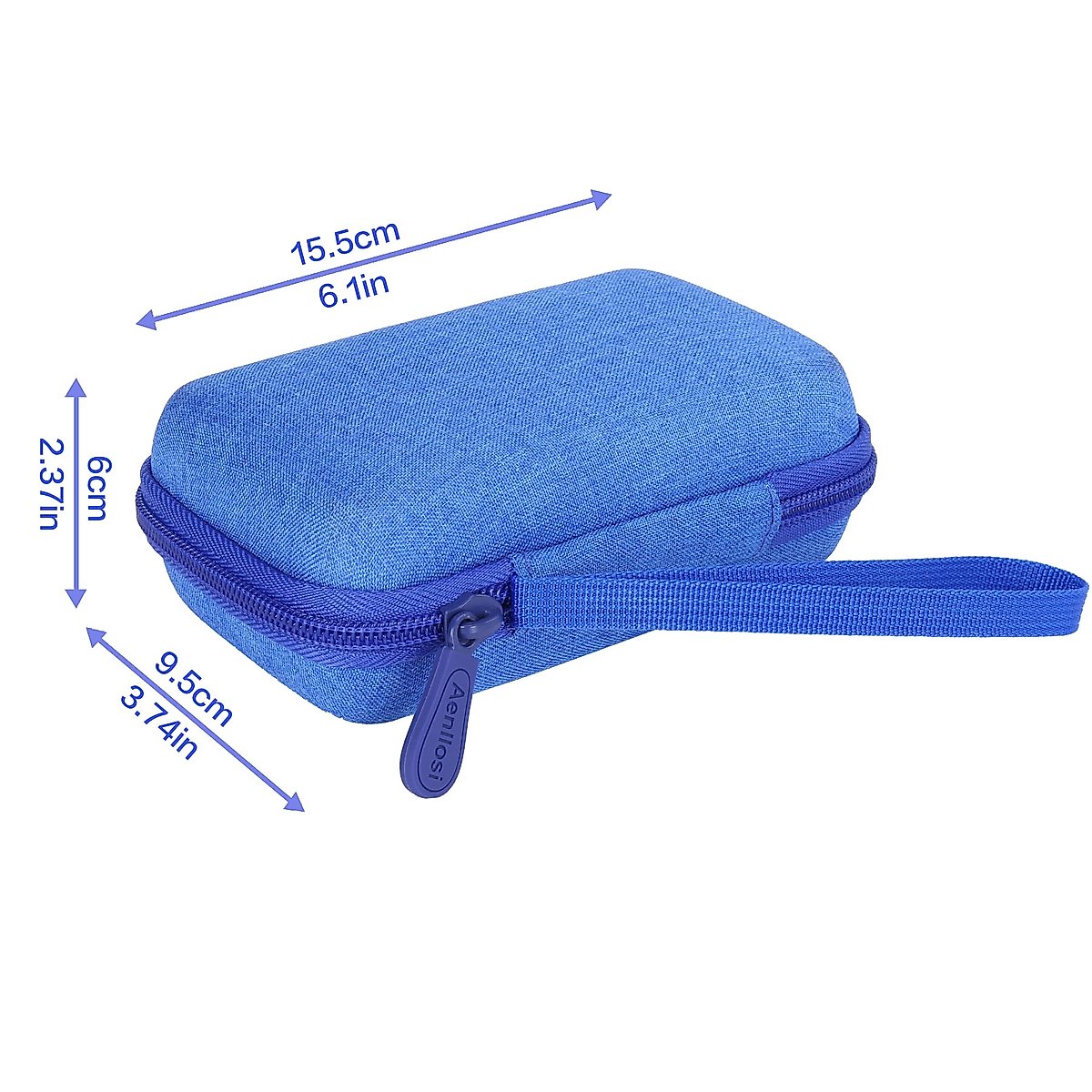 Aenllosi Hard Travel Case Replacment for Trovono/JAFATOY/GAMPLAE/Anyando/HIJJJPS Retro Game Handheld Console,Portable Video Games Systems Case,Mini Handheld Game Console Organizer(Blue,Case Only)