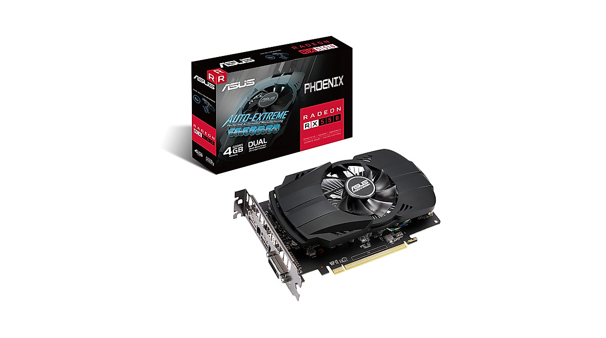 ASUS Phoenix RX 550 Graphics Card - Compact & Durable