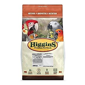 Higgins Sunburst Fruit & Veggie Small Hookbill, 20 Lb (466708)