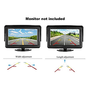 IHEX Auto License Plate Backup Camera Rear View Backup Camera Universal Backing Camera License Plate for Pickup Truck Car SUV 149° Perfect Angle Night Vision Waterproof