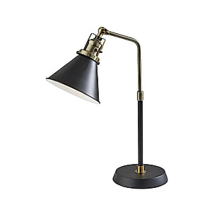 Adesso SL3740-01 Arthur Desk Lamp, Black and Gold