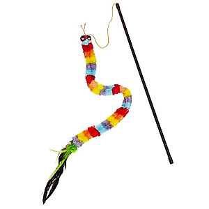 Leaps & Bounds Caterpillar Cat Teaser, 33" L