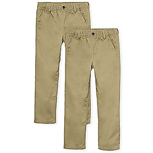 The Children's PlaceThe Children's Place Boys Stretch Skinny Chino Pants3 packFlax/New Navy/Black4