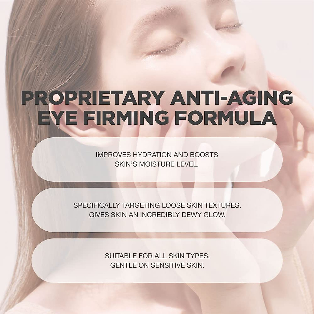 Hibiscus and Honey Eye Firming Cream with Hyaluronic Acid Skin Nourishing Complex | Hibiscus and Honey Firming Cream For Eye Puffiness, Dark Circles and Other Rejuvenating Skincare | Puffy Eyes Skincare for Sensitive and All Skin Type | Skin Reviving Eye