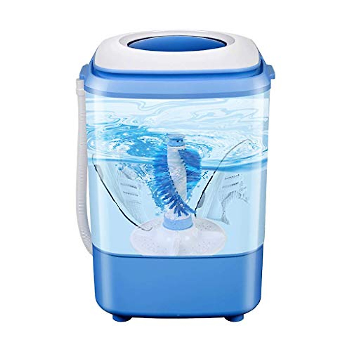 Zzmop Portable Clothes Washing Machine,Mini Smart Semi-Automatic Shoes Washer,3 Modes,Washing Capacity 6.5KG,for Camping Apartments Dorms RV Home