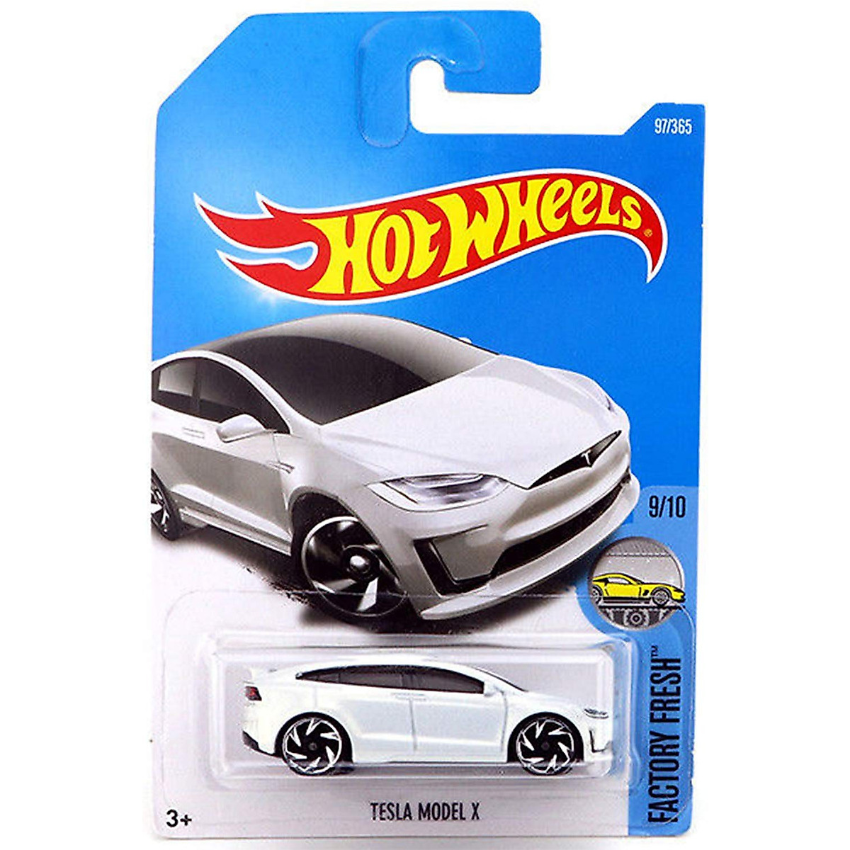 Hot Wheels 2017 Factory Fresh Tesla Model X 97/365, White