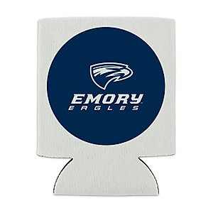 Emory University Primary Logo Can Cooler - Drink Sleeve Hugger Collapsible Insulator - Beverage Insulated Holder