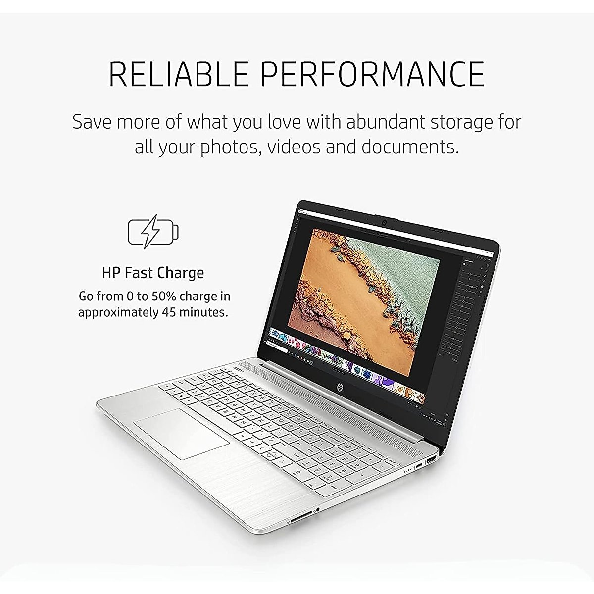 HP 2023 Laptop, 15.6" Touchscreen Display, Intel Core i3-1115G4 Processor(Beat i5-1035G4), 16GB RAM, 512GB SSD, WiFi, Bluetooth, Numeric Keypad, Windows 11 Home in S Mode, Silver