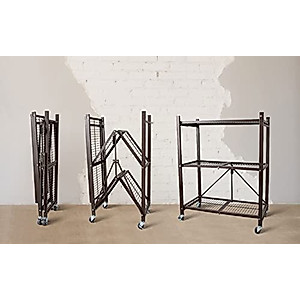 Olympia Tools 3 Shelf Foldable Wire Rack, Metal Organizer