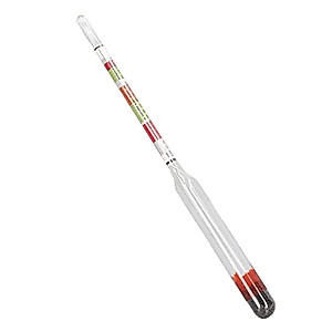 KUIDAMOS Hydrometer Tool, Beer Meter 10pcs Easy Reading Wide Application Durable for Office