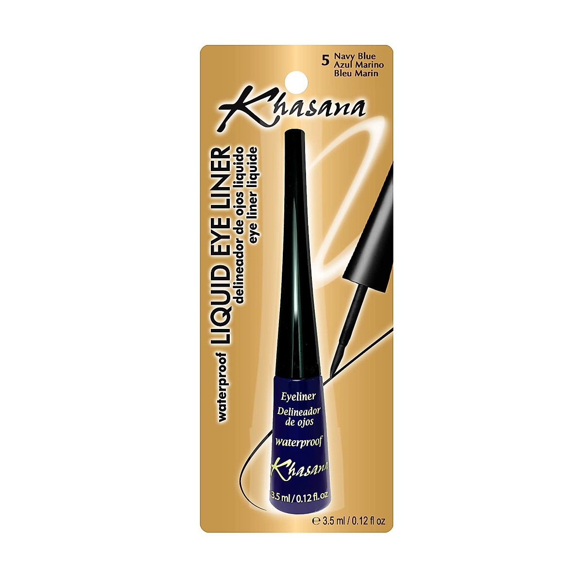 Khasana Waterproof Liquid Eyeliner #5 Navy Blue