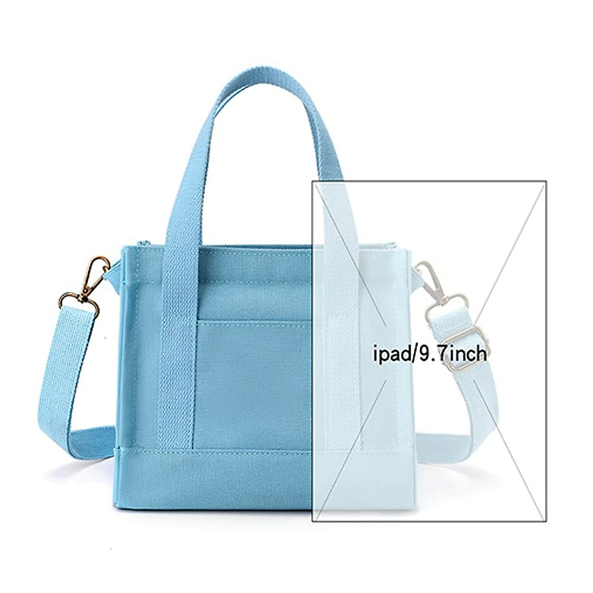 Tote Bag Women Canvas Handbag Hobo Crossbody Bag for Women Canvas Shoulder Bag Purse Mini Tote