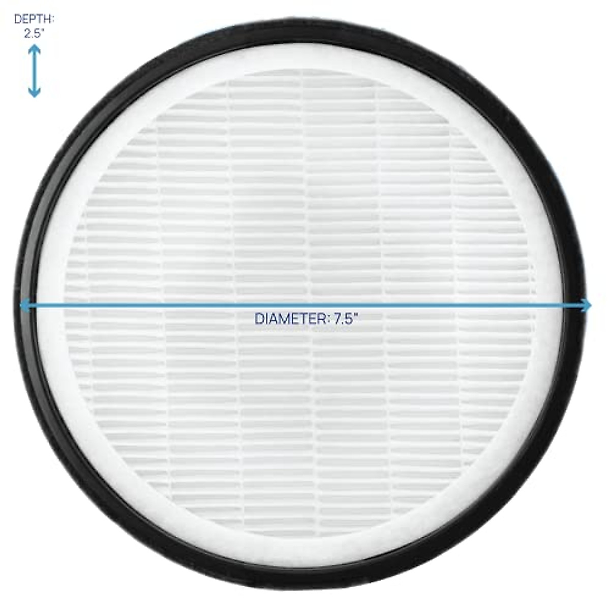 Filter Bros LV-H132-RF HEPA Activated Carbon Replacement Filter Fits LEVOIT H132