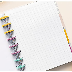 Notes Refill Pages fits 9-Disc Classic Happy Planners, Notes Refills, Pre-punched Happy Planner Inserts