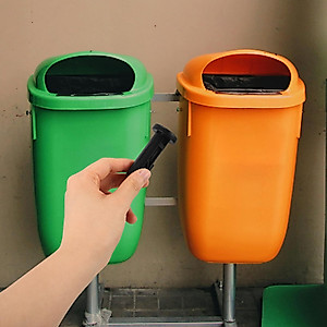 iplusmile Bin Lid Hinge Pins, 6pcs Trash Can Latch Bin Lid Hinge Pins Plastic Wheeled Trash Can Plug Connection for 240L Outdoor Wheeled Trash Bins