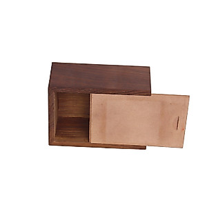 SUPER QUALITY HANDICRAFTS INDIA Wooden Urn Box For Pet Ashes | Wood Cremation Urns For Cat and Dog Ashes | Handmade Keepsake Urns | Funeral Urns With Bottom Opening System