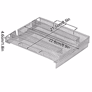 Maze Smoker Tray, BBQ smoker not Easy to be Deformed, Grill Meat Smoker Tray for Hot or Cold Meat, Cheese, Fish and Pork Smoking