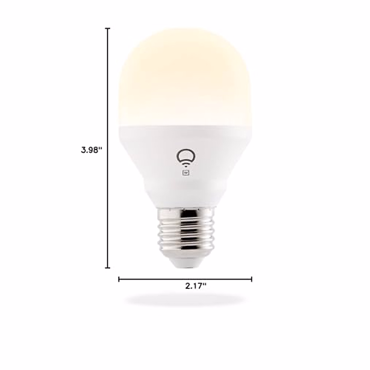 LIFX Mini White (A19) Wi-Fi Smart LED Light Bulb, Dimmable, Warm White, No Hub Required, Works with Alexa, Apple HomeKit and the Google Assistant,9 watts