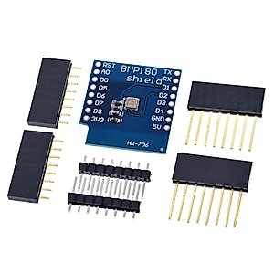HiLetgo 2pcs BMP180 Digital Barometric Pressure Sensor Board for Wemos D1 MINI ESP8266 3.3V/5V Replace BMP085 Sensor Module