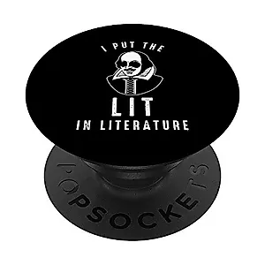 Reader Bookworm Reading Literature Book Poem Books PopSockets Swappable PopGrip