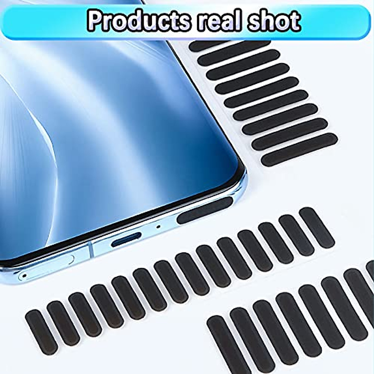 Mobile Phone Dustproof Net Stickers Speaker Mesh Anti Dust Proof Adhesive Dust Sticker Universal Protect The Phone Trumpet Dustproof Net Accessories Gift Tweezers and Mobile Phone Cleaning Brush