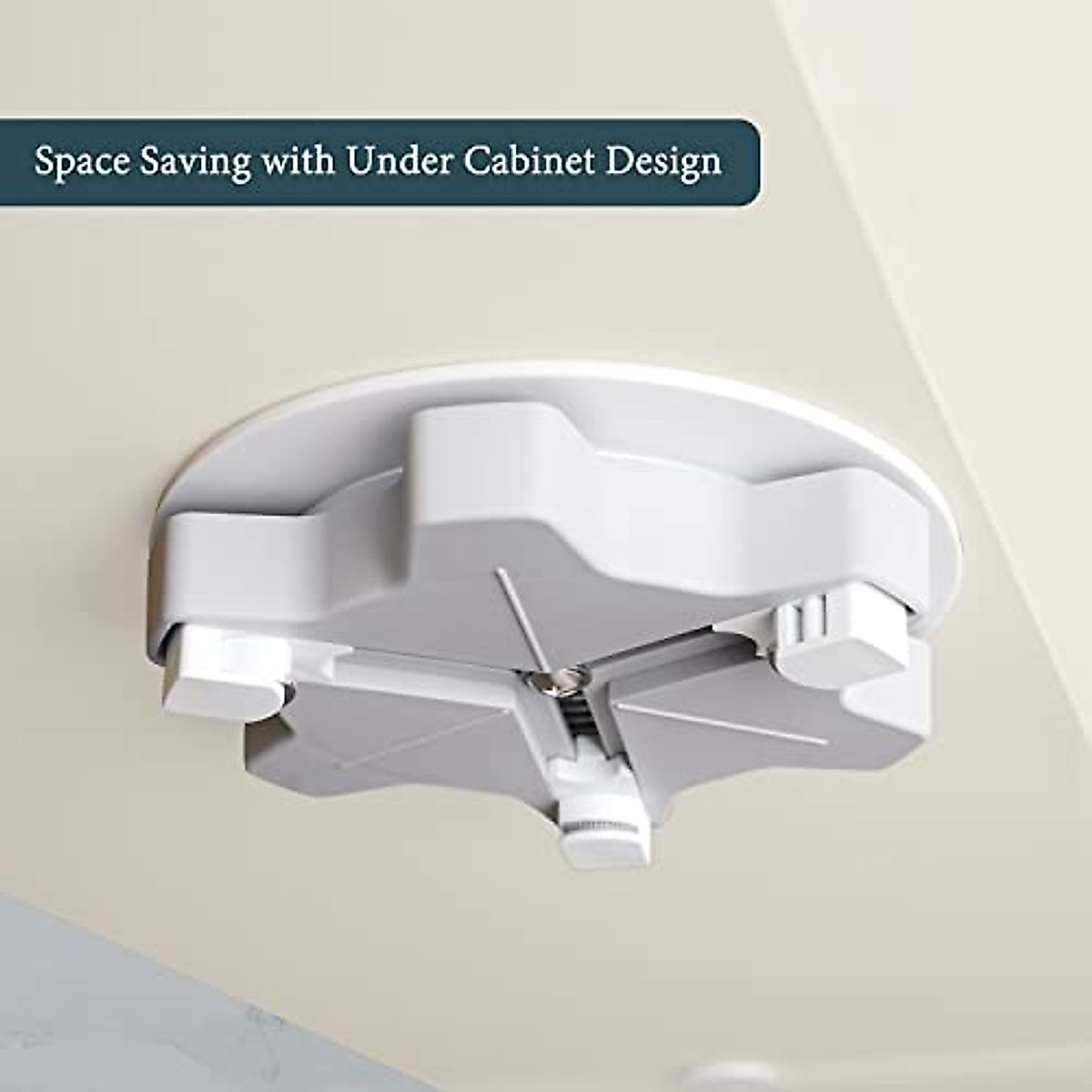 KITCHENDAO Jar Opener Under Cabinet for Weak Hands & Seniors with Arthritis, Effortless Lid Opener with 3 Grippers, Bottle Opener Can Opener Under Counter, Gift for Father Mother Grandpa Grandma Wife