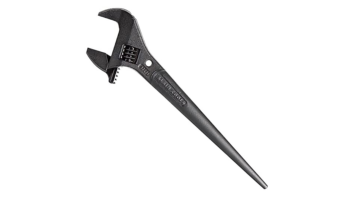 Klein Tools 10-Inch Adjustable Wrench for Heavy Nuts