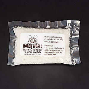 Roach Chow for Dubia & Crickets with Super Foods Bundle - .5 lb Dry Chow - Insect Water Crystals - 1 Bug Jelly (Honey Banana)