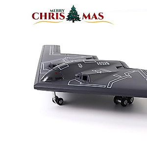 NUOTIE B-2A Spirit 1/200 Metal Bomber Model Kits with Stand Stealth and Strategic Bomber Diecast Alloy Airplane Model Pre-Build Military Aircraft Collection(USAF Spirit of Missouri)