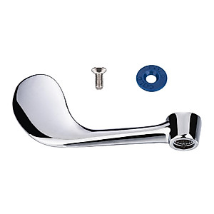 Sepaitek Kitchen Faucet Handle Replacement Commercial Faucet Parts, Heavy Duty Wrist Blade Handles for Restaurant, Industrial, Hospital, Thickened Metal, Blue of Cold Side