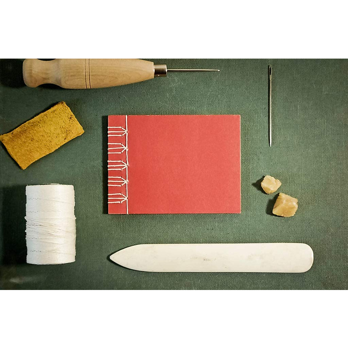 DEEDYGO Genuine Bone Folder and Scoring Tool - 100% Real Cattle Bone, Smooth, Premium Quality for Folding, Scoring, Creasing, Bookbinding, Origami, Scrapbooking, Leather Burnishing, Paper Card Crafts