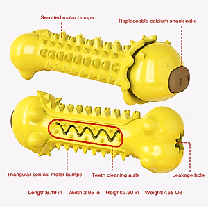 Pet Dog Chew Toys Multifunctional Chewer Training Tooth Cleaning Pet Molar Toy Puppy Dental Care for Dog Pet Accessories-B