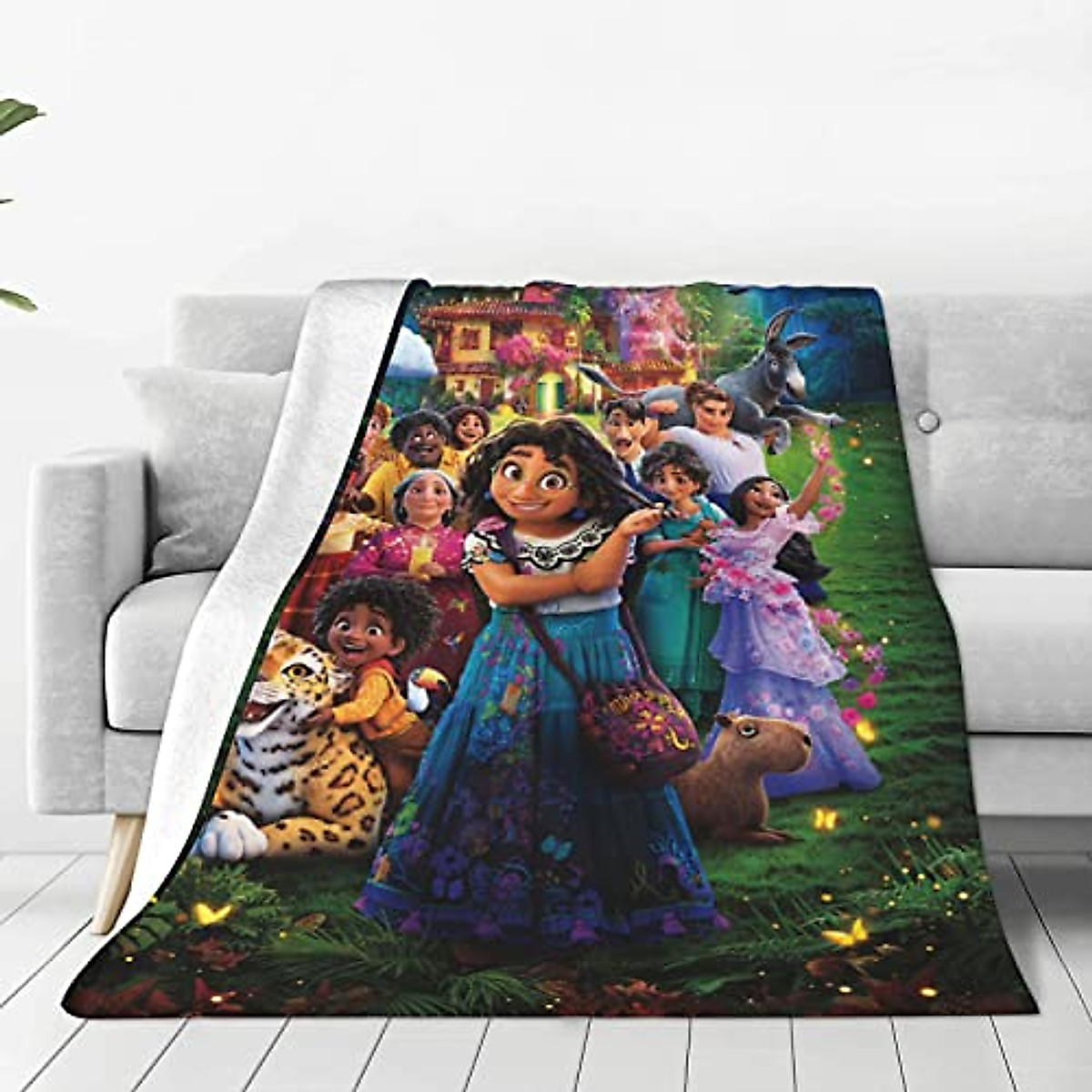 Blanket Anti-Pilling Air Conditioning Blankets Flannel Throw Blanket for Couch Bed Sofa 60"X50"
