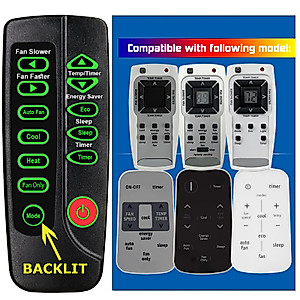 Replacement for Frigidaire Air Conditioner Remote Control Listed in The Picture (D)